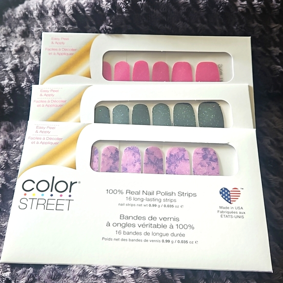 Color Street | Makeup | 3 Set Lot Color Street Includes Retired Sets ...